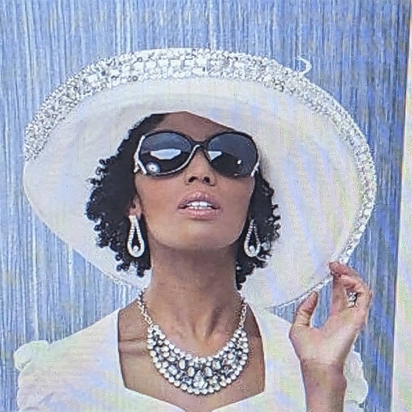 Ashro | Accessories | Ashro Ladies White Sheer Dress Hat | Poshmark